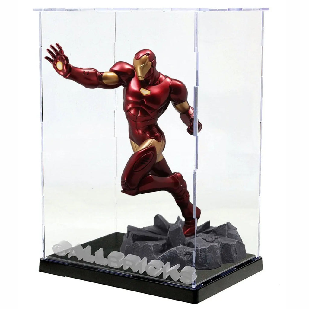 ALLBRICKS Action Figure Self Assembly Acrylic Display Case #251830
