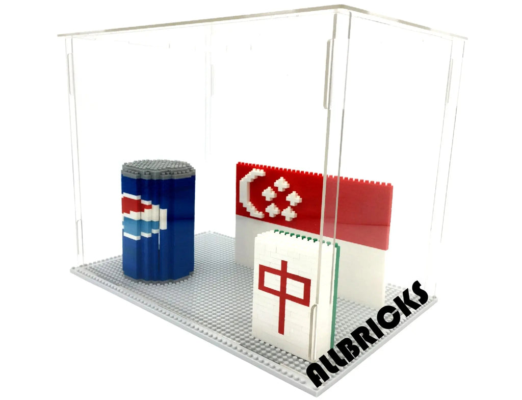 ALLBRICKS Large Nano Brick Acrylic Display Case