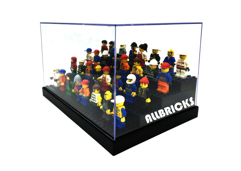 ALLBRICKS 4-Tier Minifigure Acrylic Display Case * For Minifigs With ...