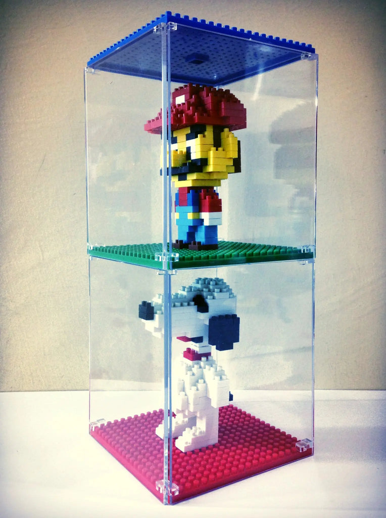 ALLBRICKS Nano Brick Acrylic Display Case
